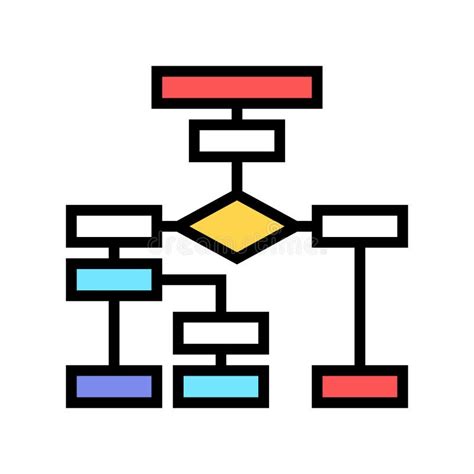 Hierarchy Color Icon Stock Vector Illustration Of Idea 167551939