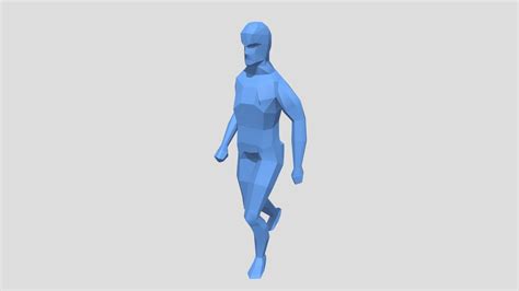 Lowpoly PS Character With Walk Animation Download Free D Model By Gezegond C B