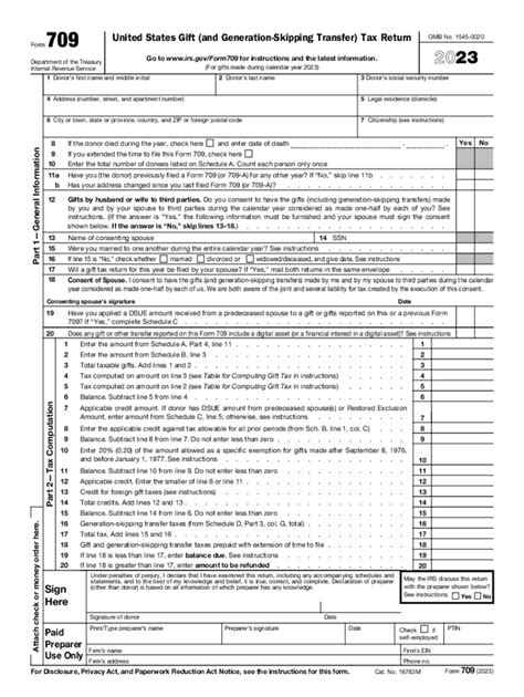 Form 709 Fill Out And Sign Online Dochub
