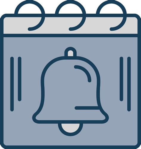 Reminder Line Filled Grey Icon Vector Art At Vecteezy