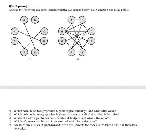 Q3 10 Points Answer The Following Questions Considering The Two