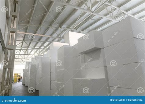 Industrial Production Of Polystyrene Foam Insulation Panels Or Plates