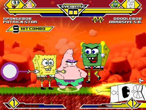 Mugen Spongebob And Patrick Vs Doodlebob And A S B By Redkirb On Deviantart