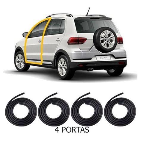 Borrachas Vedação 4 Portas Crossfox 2005 2006 2007 2008 2009 Shopee