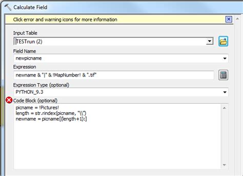 Python Referencing Fields In Code Block Of Field Calculator In Arcgis