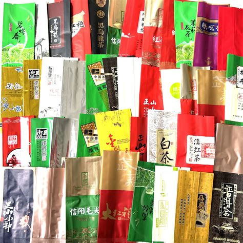 중국 진공 플라스틱 포장 가방 우롱 푸에르 녹차 꽃 차 선물 포함 32 가지 차 패키지 가방