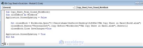 How To Copy Sheet With VBA In Excel 13 Quick Methods