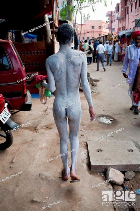 Naked Sadhu At The Kumbh Mela Haridwar Uttarakhand India Asia Stock Photo Picture And Rights
