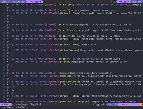 announcing flog a new git branch viewer for vim from the former