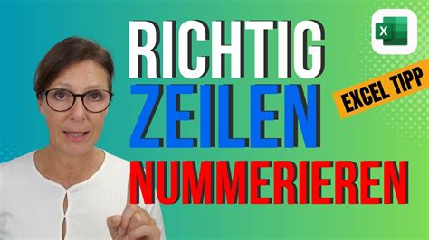 Excel Zeilen Automatisch Nummerieren Und Immer Korrekt Praxistipp Auf