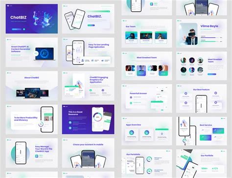chatgpt saas and ai content generator keynote incl ai and business envato