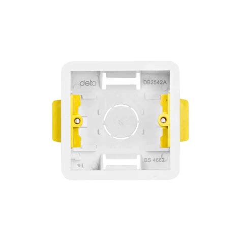 Deta 1 Gang 46mm Dry Lining Back Box