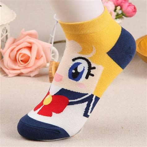 Meia Anime Sailor Moon Tamanho Único Socken Sailor Moon Mode