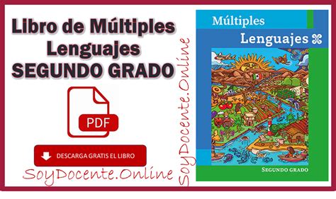 Descarga en PDF el Libro de Múltiples lenguajes segundo grado de