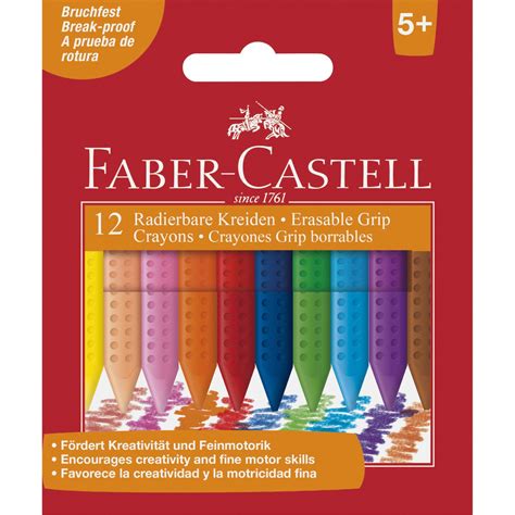 Faber Castell Sletbare Kridt 12 Sæt Pen Store