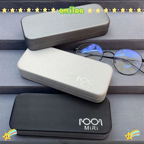 Emilee Sunglasses Bag Fold Able Metal Glasses Box Portable Pressure