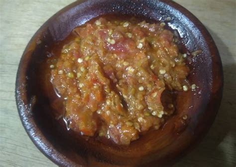 Resep Sambal Tomat Terasi Mentah Oleh Finari Kitchen Cookpad