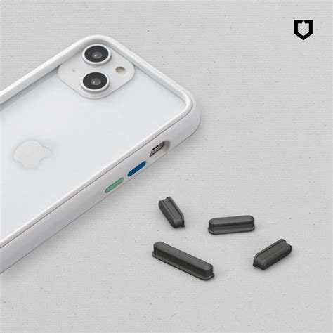 犀牛盾 手機殼專用按鈕 快拆式按鈕 按鍵 泥灰 適用 iPhone Clear Mod CrashGuard SolidSuit 數位