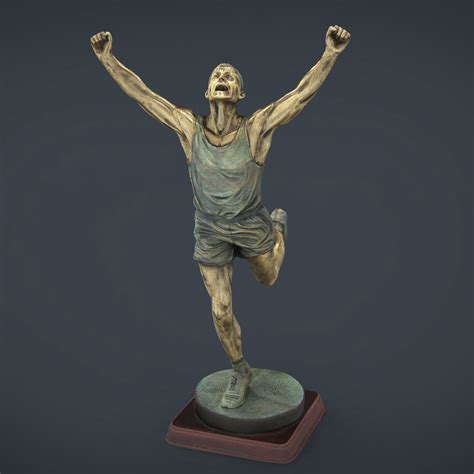 Runner Trophy 3d Model By Sanchiesp