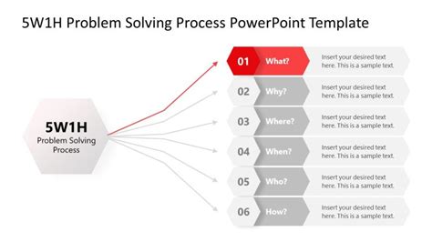 Editable 5W1H Problem Solving PowerPoint Presentation Template SlideModel