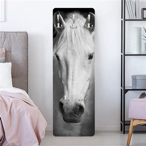 Bilderdepot24 Garderobenpaneel Schwarz Weiß Schwarz Weiß Tiere Dream Of