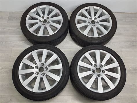 Диски р17 5/112 VW,Skoda,Seat,Audi з гумою Bridgestone 225/45/17: 70 ...