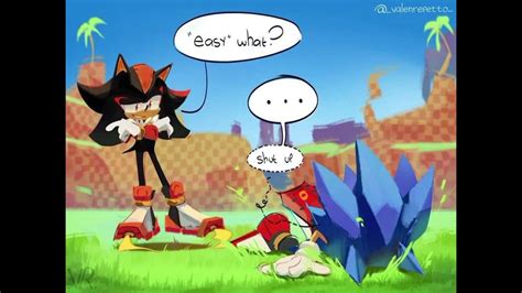 Соник и Шедоу Озвучка комикса по сонику Youtube