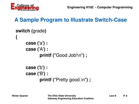 Ppt Switch Case Structures Powerpoint Presentation Free Download Id1271909