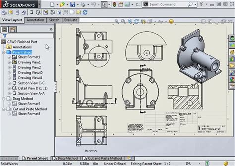 Solidworks Group Drawing Views