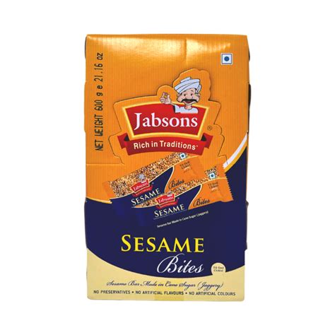Jabsons Sesame Bite Til Gud Chikki — Spice Divine