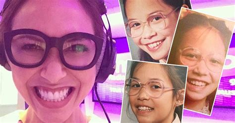 Myleene Klass Celebrates Wearing Glasses With A Collage Of Selfies From