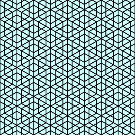 웹 사이트 섬유 래퍼 바탕 화면에 대한 파란색 배경에 큰 교차 마름모의 벡터 원활한 패턴 프리미엄 벡터