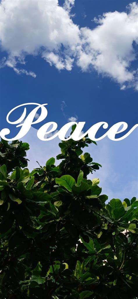 Peace Typography Wallpaper