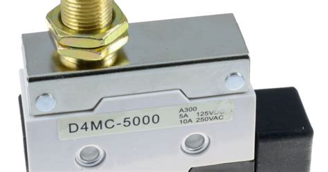 Push Button Plunger Limit Switch Spdt 250vac 10a