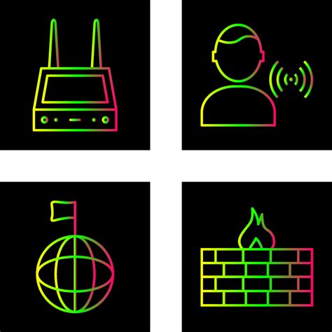 Router And Signal Icon 44677970 Vector Art At Vecteezy