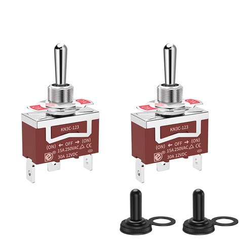 30a 12v Dc Momentary Spdt On Off On Toggle Switch For Automotive