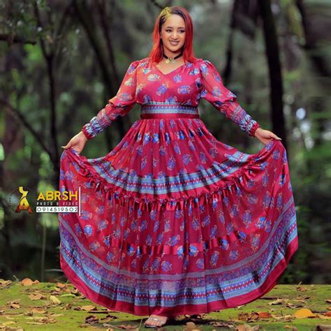 Ethiopian Chiffon Dress Ethiopianclothing Net