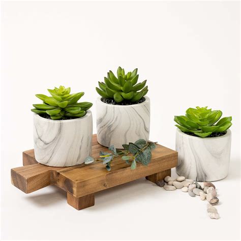 Kurrajong Farmhouse Wood Riser Small Acacia Wood Pedestal Stand Wooden Desertcart Cyprus