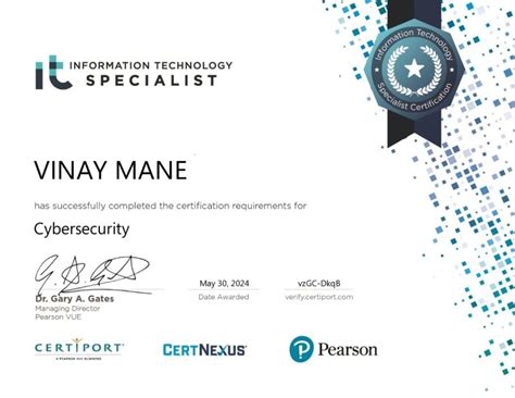 Cybersecurity Certification Informationtechnology