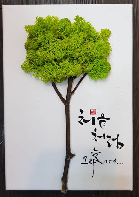 캘리그라피소품 드라이 플라워 생일 축하 문구 꽃 바구니