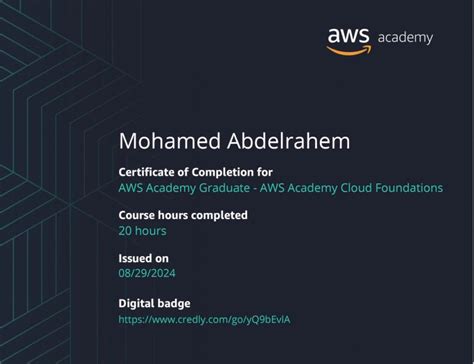 Mohamed Abdelrahem On Linkedin Aws Cloudcomputing Certification