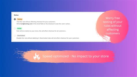 Besure Checkout Rules Customize Checkout Behavior With Conditional