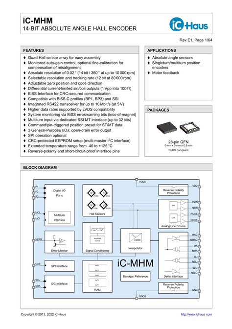 pdf ic mhm 14 bit absolute angle hall encoder dokumen tips