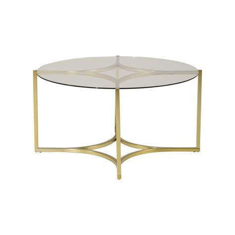 Kivik Sofa Table Gold Mmilo Modern Furniture Ltd