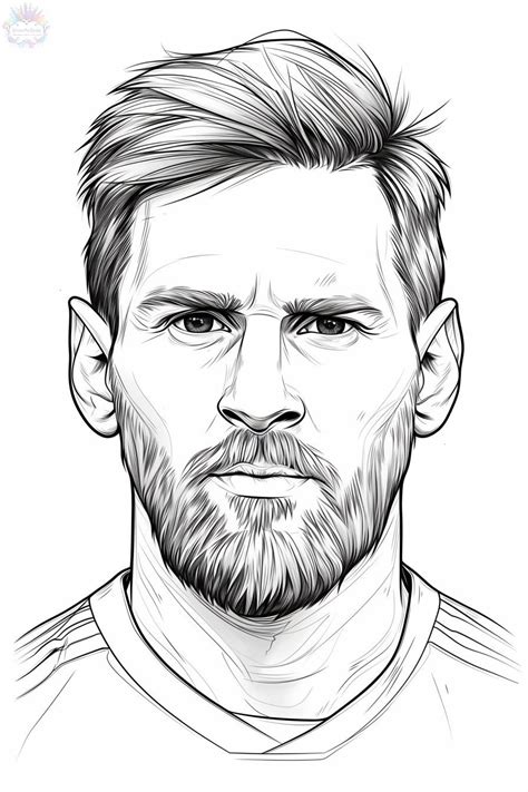 Messi Para Colorir De 70 Desenhos Para Imprimir E Pintar In 2024
