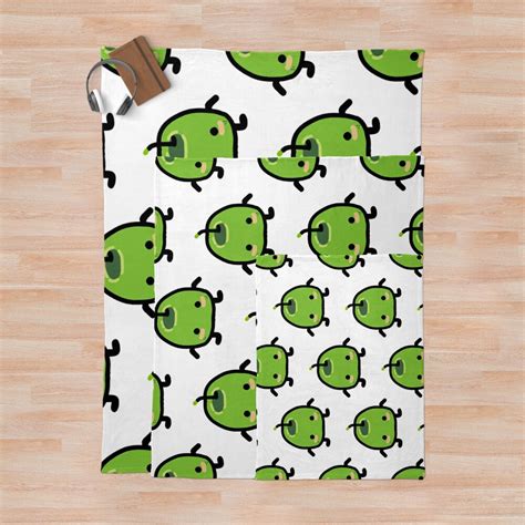 Green Junimo Stardew Valley Throw Blanket Stardew Valley Store