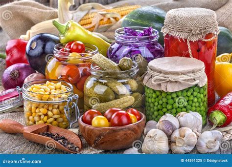 Preservation Of Fruit And Vegetables Stock Image Image Of Kitchen
