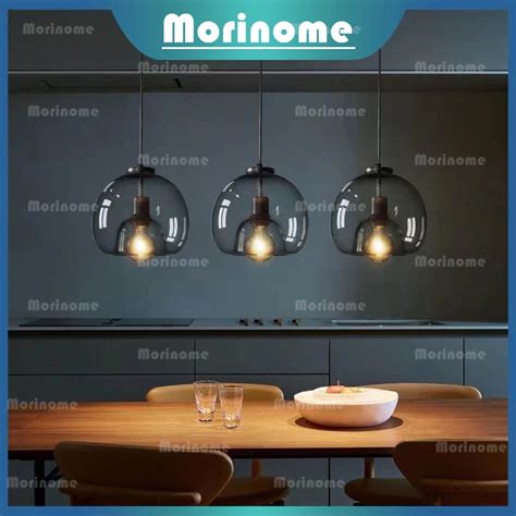 Jual Ready CODLampu Gantung Kaca Gaya Minimalis Nordic Modern Untuk