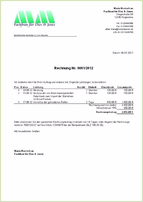 10 Weiterberechnung Rechnung Vorlage Sampletemplatex1234