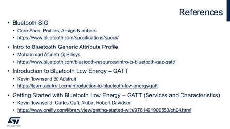 Ble Gatt Database Ppt